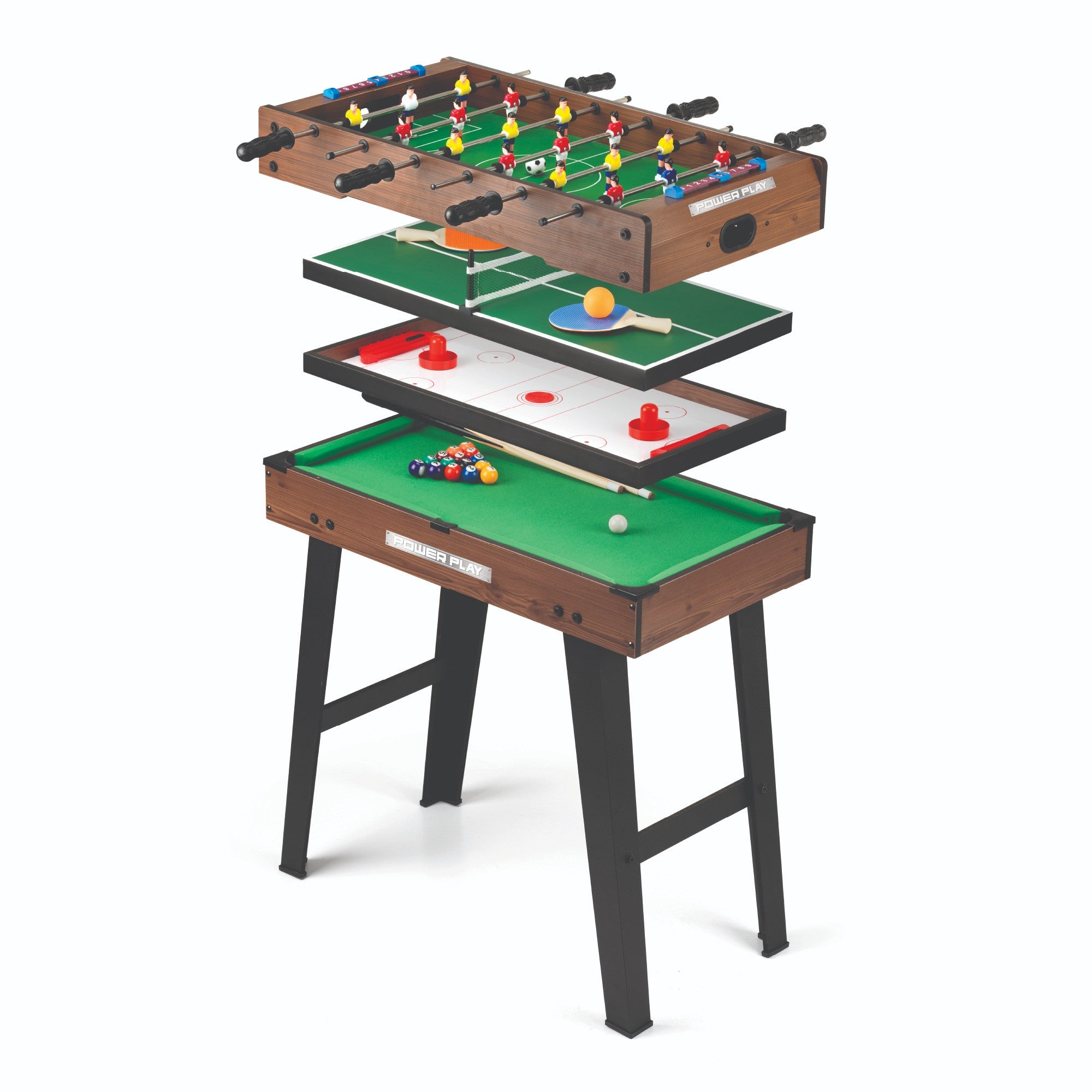 4-in-1 Kids Game Table - Pool, Table Tennis & More | Toyrific