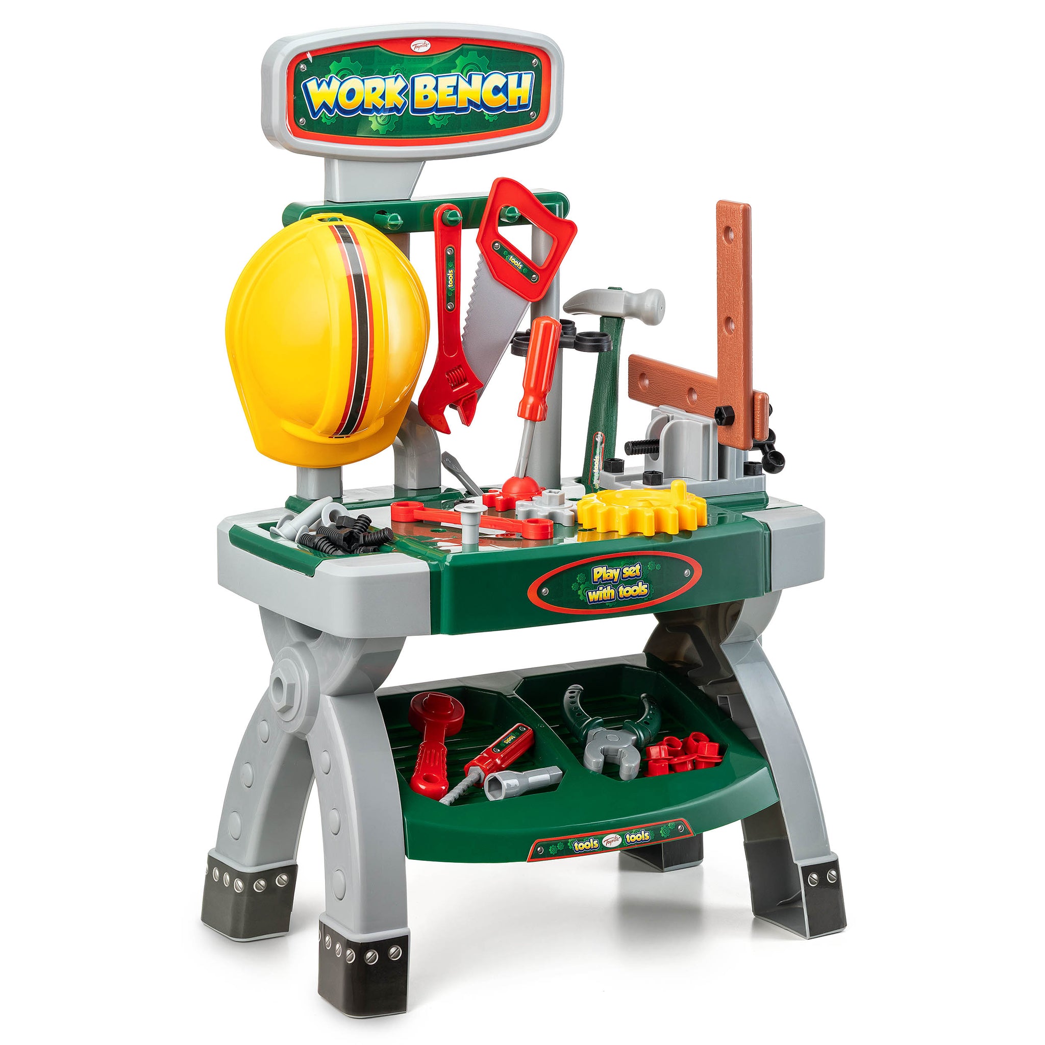 Kids Tool Set with Workbench - 40+ Pieces for Ages 3+ | Toyrific