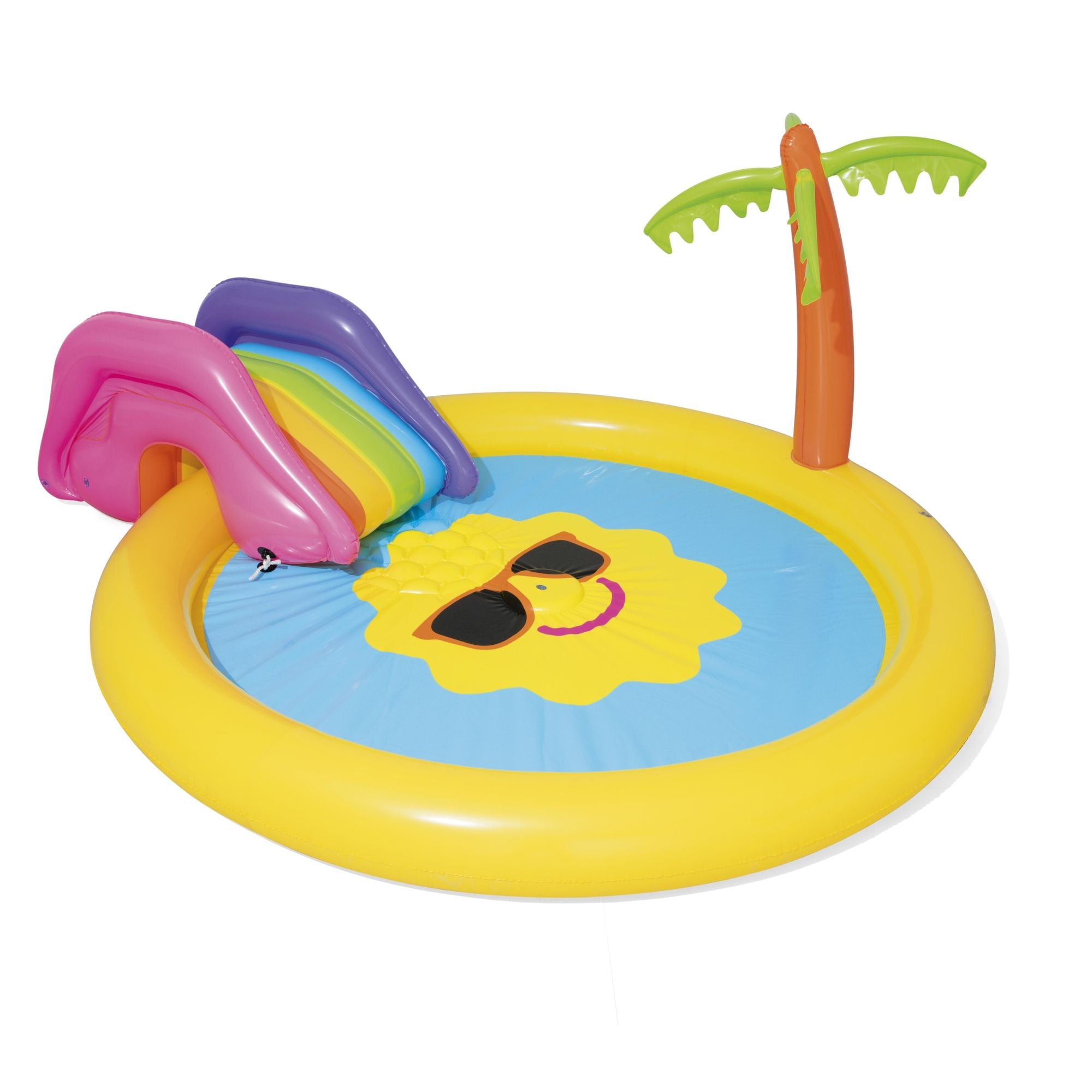 SunnyLand Paddling Pool Play Centre with Slide | Toyrific