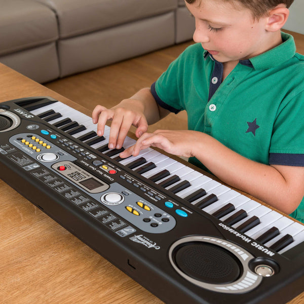 Kids Keyboard with Mic & Headphones Option - Beginner Friendly | Toyrific