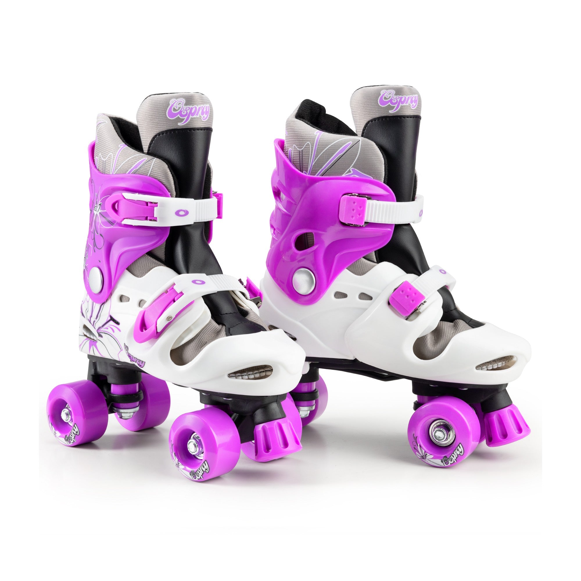 Beginner Kids Quad Skates with Adjustable Fit & Brake | Toyrific