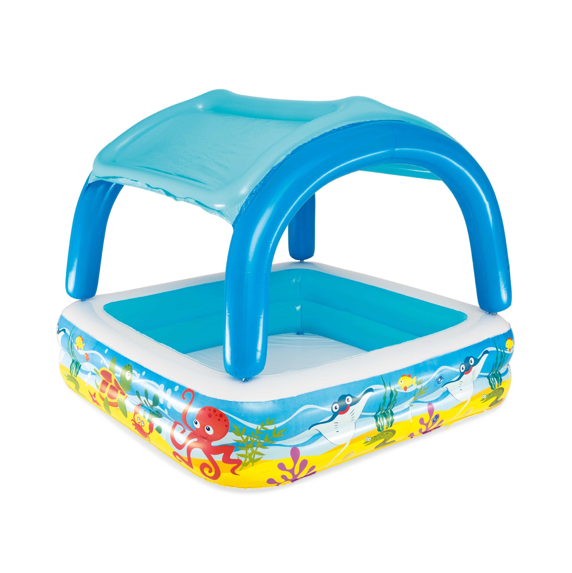 Kids Canopy Paddling Pool with Sunshade – Summer Fun Outdoors | Toyrific
