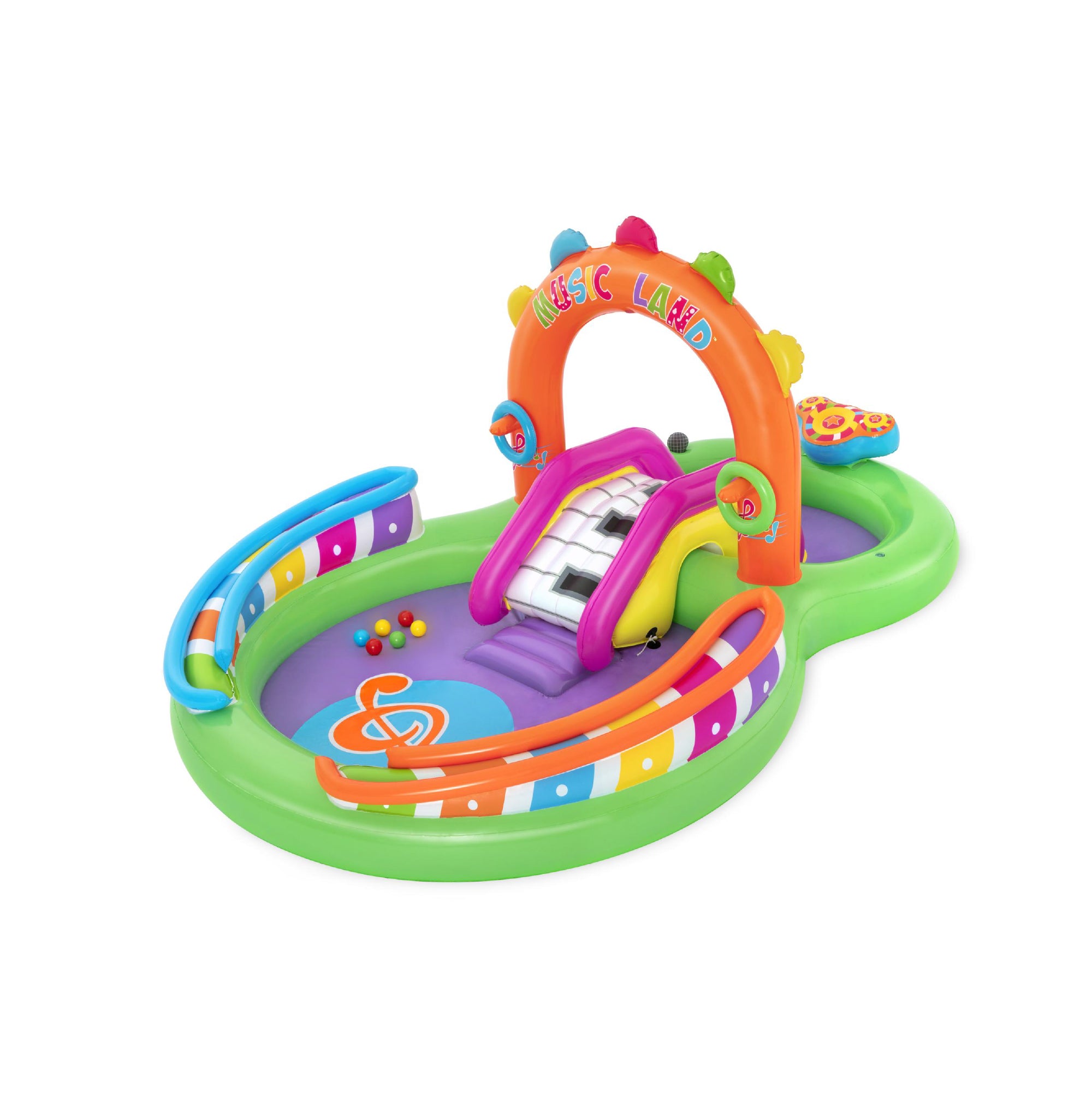Kids Inflatable Play Centre with Slide & Sprinkler – Year Round Fun ...
