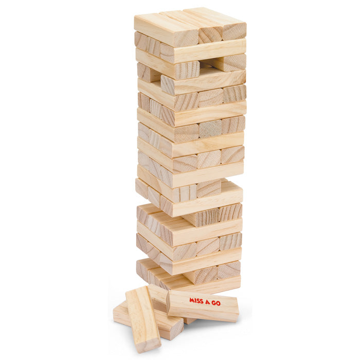 Stack and Fall Wooden Tower Game - Classic Family Fun | Toyrific